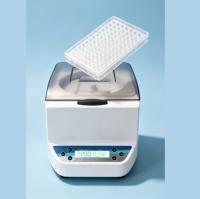 China PCR Lab Centrifuge with Lid Open Auto Stop & Short Run Function for 2 Plates for sale