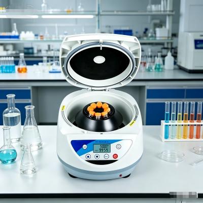 China Digital medical laboratory centrifuge adjustable speed up to 5000 RPM LCD display for sale