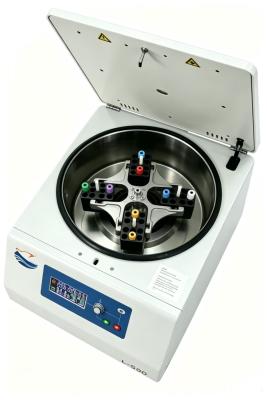 China Laboratory CENTRIFUGE 5,500RPM Brushless DC motor Horizontal Rotor LCD Display 24/32 bukcet for sale