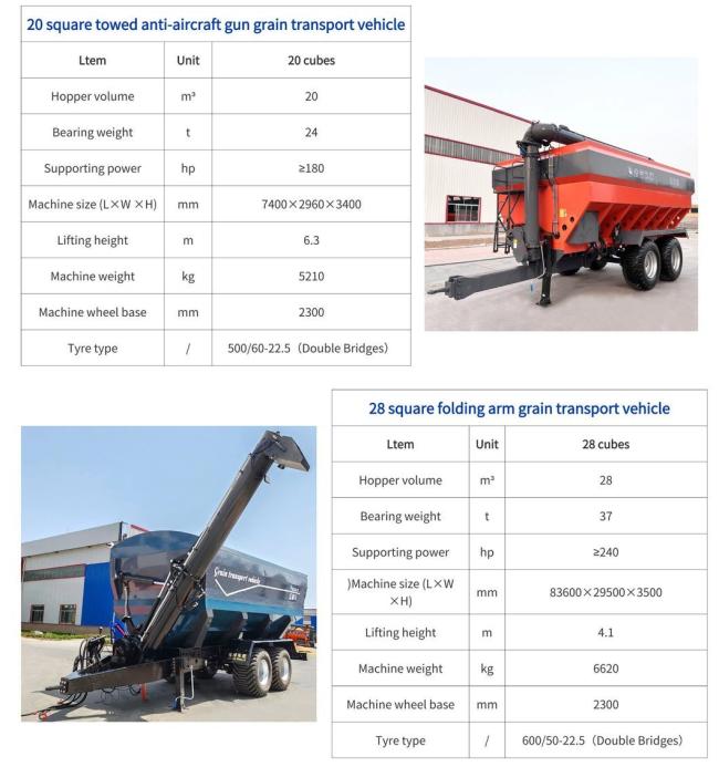 Factory Direct Supply Transport Truck Fertilizer Grain Cart for Sale