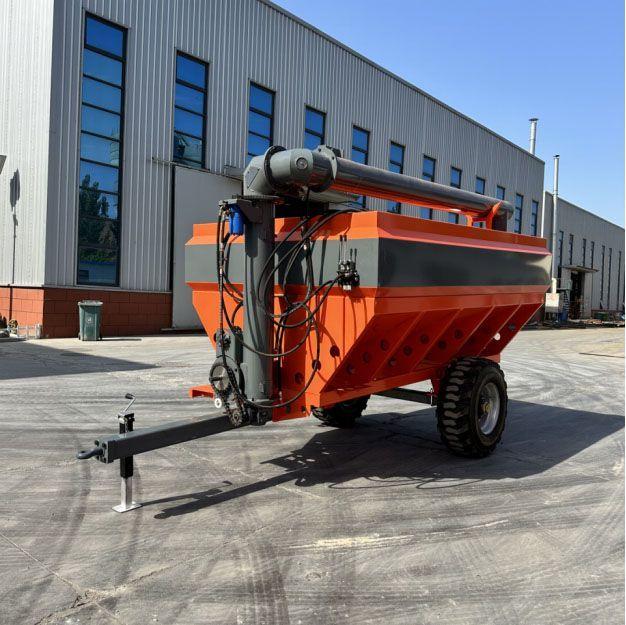 Fertilizer Adding Grain Transporting and Grain Dumping Machine
