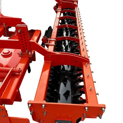 China Tiller Power Harrow Machine Agricultural Wolf Tooth Roll Tractor Mounted for sale