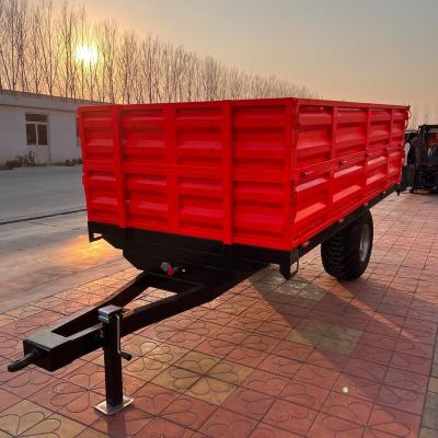 Cina Tipping Farm Dump Trailer idraulico resistente all'usura con trattore in vendita