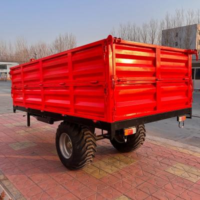 Cina Caricamento Fermaggio rimorchio di grano Macchine agricole un asse 7cx-5t 5t Ferro in vendita