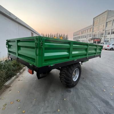Cina Rimorchio agricolo per trattore 5T colore verde a 2 ruote in vendita