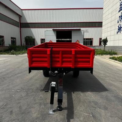 Cina 3t rimorchio agricolo macchinari agricoli colore rosso freno pneumatico 7C-3 30-50 CV in vendita