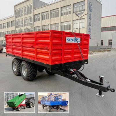 China Transportation 7C Agricultural Farm Trailers for Ranchers Suspension Half-Suspension Self-Discharging and Non-Self-Discharging Models for sale