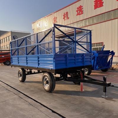 China Anti-Corrosion Agriculture Hydraulic Dump Farm Trailer For Ranchers With Tires Plastic-Spray Finish For Longevity In Harsh Conditions for sale