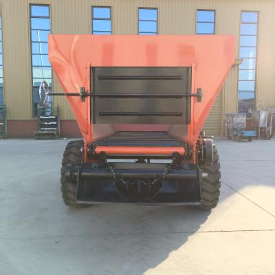 Cina Spandiconcime montato su trattore a doppio disco, azionato dalla presa di forza (PTO), con controllo idraulico per una distribuzione uniforme in vendita