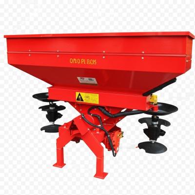 중국 고용량 호퍼 및 균일한 살포를 위한 살포율 조절 기능이 있는 PTO 구동 트랙터 비료 살포기 판매용