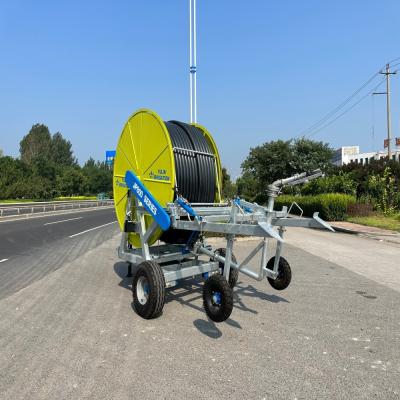 China Automatic Hose Reel Irrigation System with High-strength PE Hose and Adjustable Spray Range for Large Area Coverage for sale