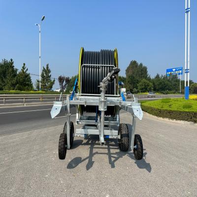 China Automatic Hose Reel Irrigation System with High-strength PE Hose and Adjustable Spray Range for Large Area Coverage for sale