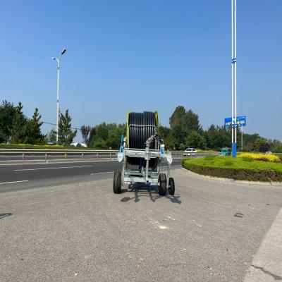 China Automatic Hose Reel Irrigation System with High-strength PE Hose and Adjustable Spray Range for Large Area Coverage for sale