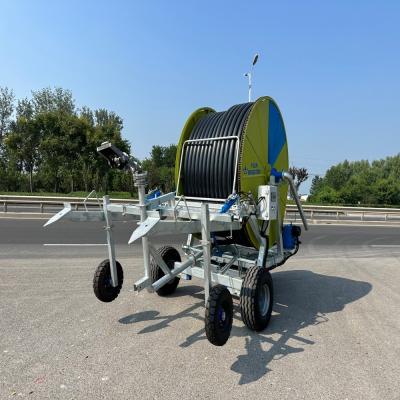 China Automatic Hose Reel Irrigation System with High-strength PE Hose and Adjustable Spray Range for Large Area Coverage for sale