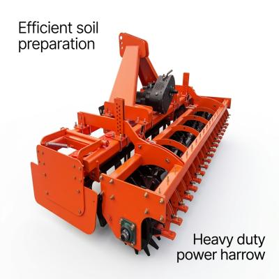China Tractor Mounted Power Harrow with 3 Meters Working Width, PTO Driven and Three-Point Hitch for Efficient Tillage for sale