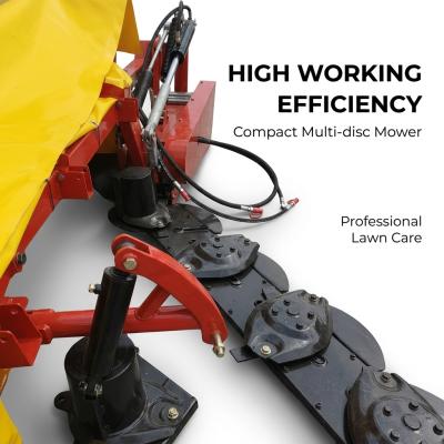 China Compact Multi-disc Lawn Mower for Large-scale Turf Maintenance with High Working Efficiency and Spring Suspension for sale