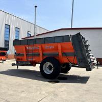 China PTO-Driven Double Vertical Auger Fertilizer Spreader & Manure Distributor for sale
