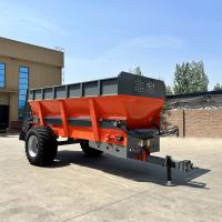 China PTO-Driven Double Vertical Auger Fertilizer Spreader & Manure Distributor for sale
