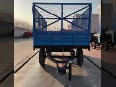 Rimorchio agricolo da 7 tonnellate, trave in acciaio rinforzato, trasportatore, antiruggine
