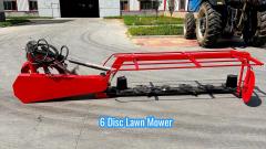 Sturdy 6 Disc Mower Reliable Equipment for Farm Field Operations