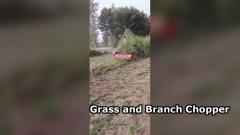 Professional Orchard Grass Cutting Branch Shredder Heavy Duty Wood Crushing Machine