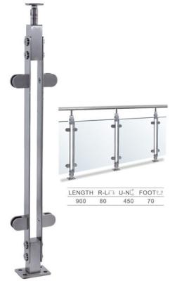 China Stainless Steel 316 Glass Balustrade for sale