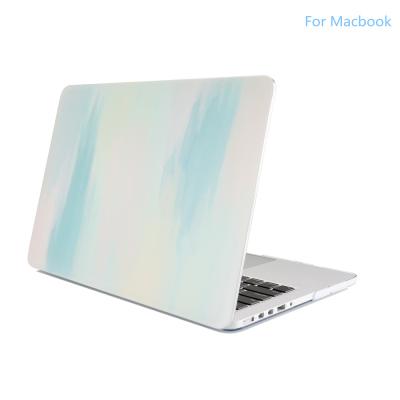 China Print a light green abstract drawing Design PC case for macbook, Laptop for Notebook Case shell for sale