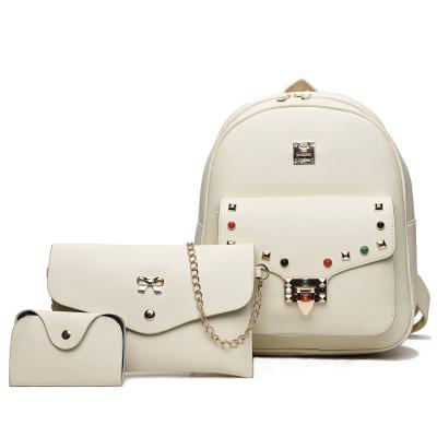 China New Fashion Women Backpack PU Shoulder Messenger Bag Mini Satchel Tote Purse Bag for sale