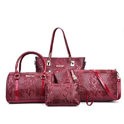 China Fashion Women PU Leather Handbag Portable Chain Woven Messenger Shoulder Bag New for sale