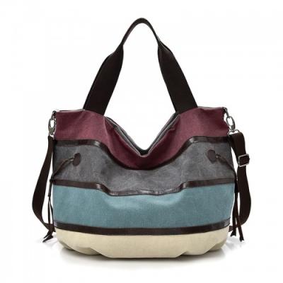 China Women Hobo Canvas handbags Shoulder Bag Messenger Purse Satchel Tote Shopping Handbag for sale