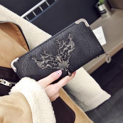 China PU leather women wallet snake skin for sale
