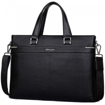 China Horizontal genuine leather laptop bag for sale