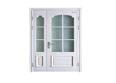 China Hot Sales Oak Wood Veneer Painted two Panel Door Maximum Size 2350*1100mm for sale