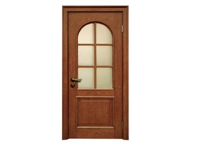 China Hot Sales Oak Wood Veneer Painted two Panel Door Maximum Size 2350*1100mm for sale
