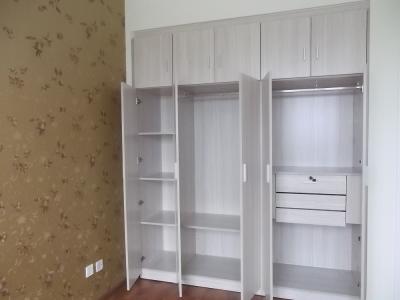 China Five Doors Storage Armoire Wardrobe Closet , 2000*600*2400mm Oak Wooden Clothes Closet for sale