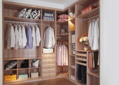 China White Walk In Closet Systems 18mm Melamine Faced Chipboard ECO - Friendly for sale
