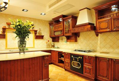 China PVC-001 Complete Kitchen Cabinet Set With Acrylic Benchtop DTC Hinge DTC Drawer for sale