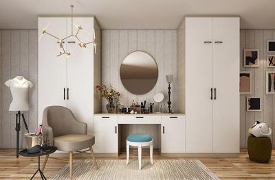 China 18mm MFC Clothing Wardrobe Closet / Sliding Door Bedroom Wardrobe Storage for sale