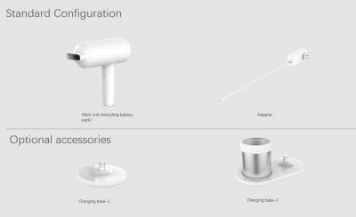 China Portable New Design Rechargeable Hair Dryer 600W Fast Drying Cordless Hair Dryer Replaceable Battery for sale