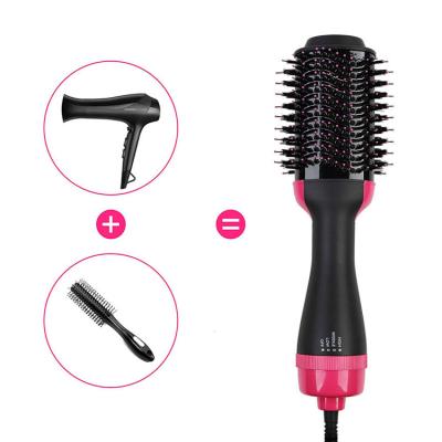 Cina 1000W aria calda 3 in 1 una spazzola per capelli ionica di punto per le donne in vendita