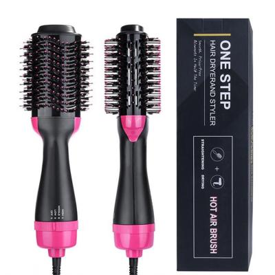 Cina 1000W aria calda 3 in 1 una spazzola per capelli ionica di punto per le donne in vendita