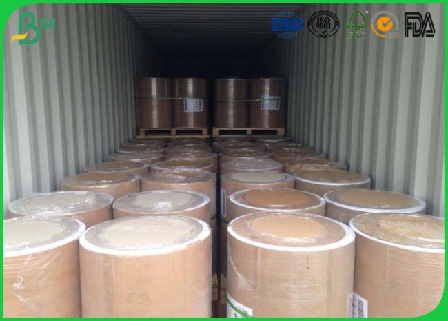 Smooth 700mm Roll Uncoated Woodfree Paper 60g For School Book Printing