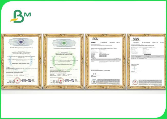 Eco friendly Waterproof 120g -240g Stone Paper For Food Packing
