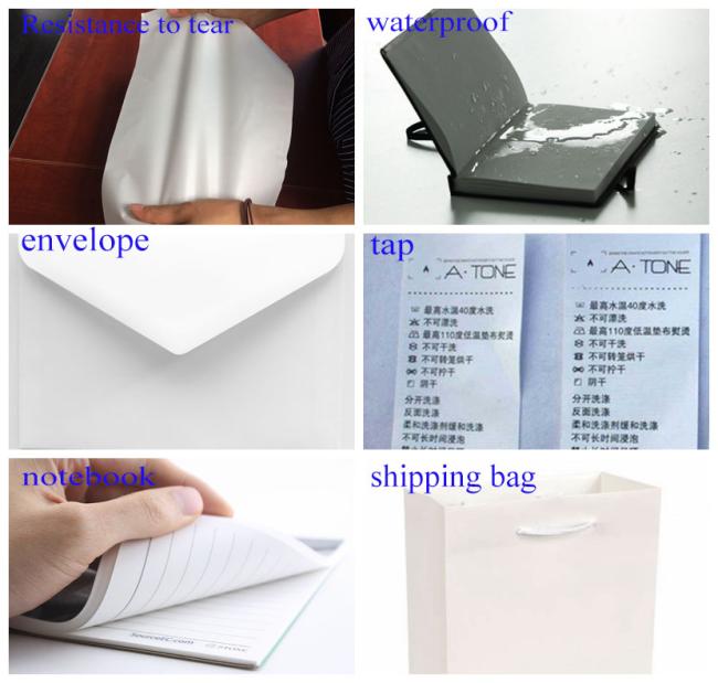 stone paper appliction