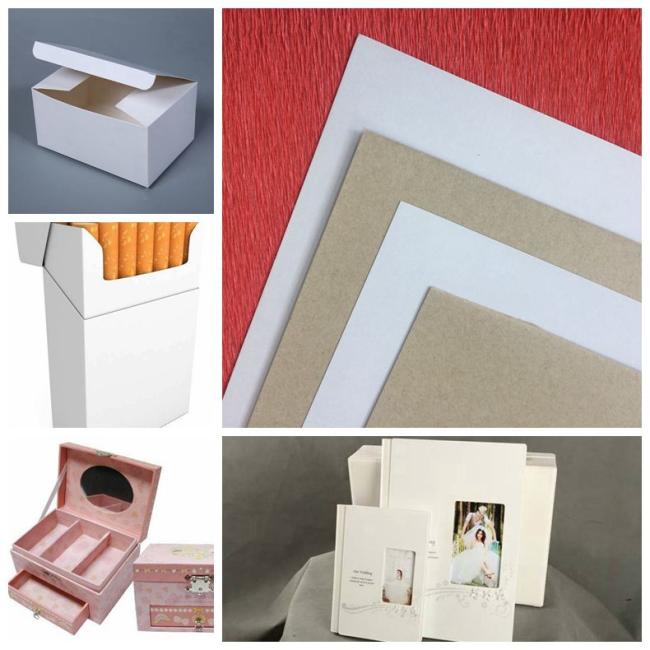 Duplex board with grey back, coated white board with grey back, duplex board