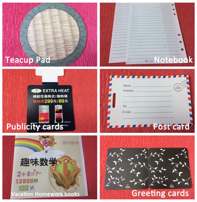 Moisture-proof 120gsm - 560gsm Double Coated Stone Paper for Notebook
