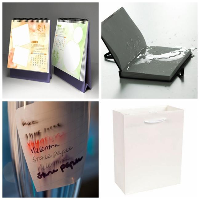 stone paper , poster paper, synthetic paper