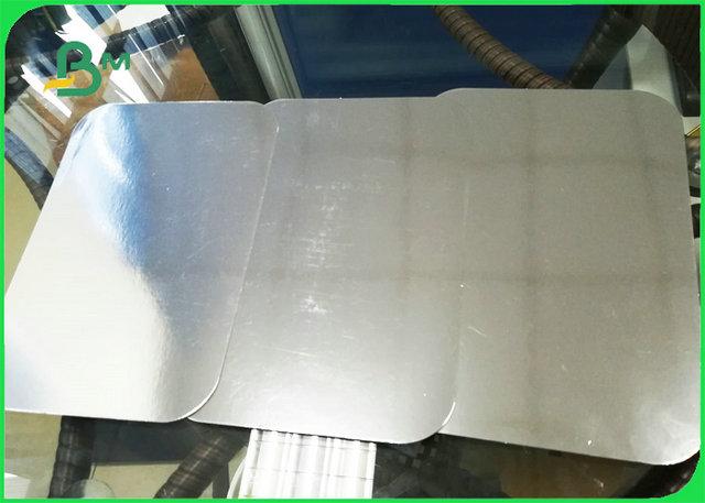 130gsm 153gsm PET Metallic Silver Paper Board For Gift Wrapping