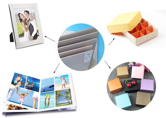 Grey carton sheet