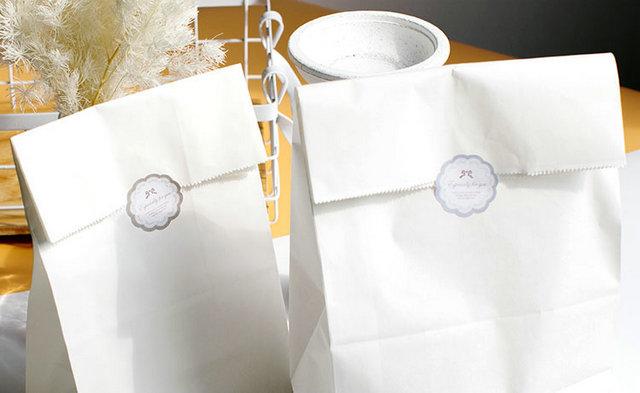 Non noccia alla carta bianca del mestiere del commestibile 40g 70g 120g per l'imballaggio della farina
